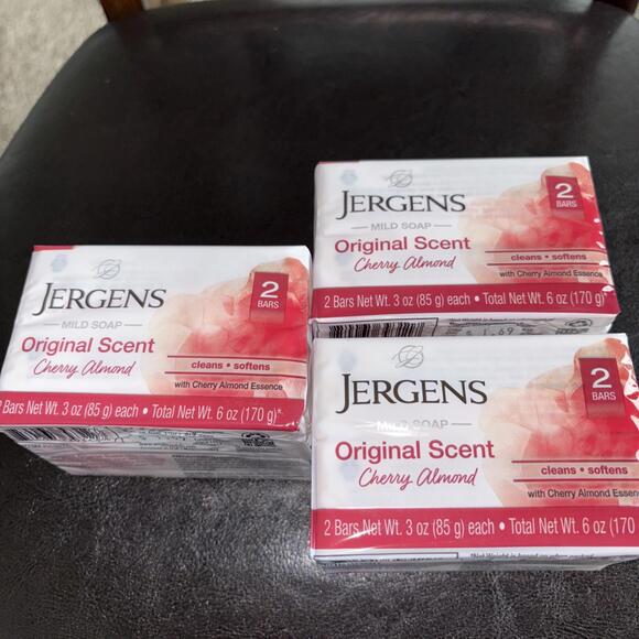 Jergens | Bath & Body | Jergens Cherry Almond Mild Soap Original Scent ...